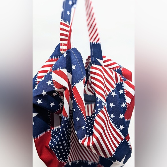 Kirsak | Bags | Canvas Patriotic Bag Large American Flag Shoulder Bag ...